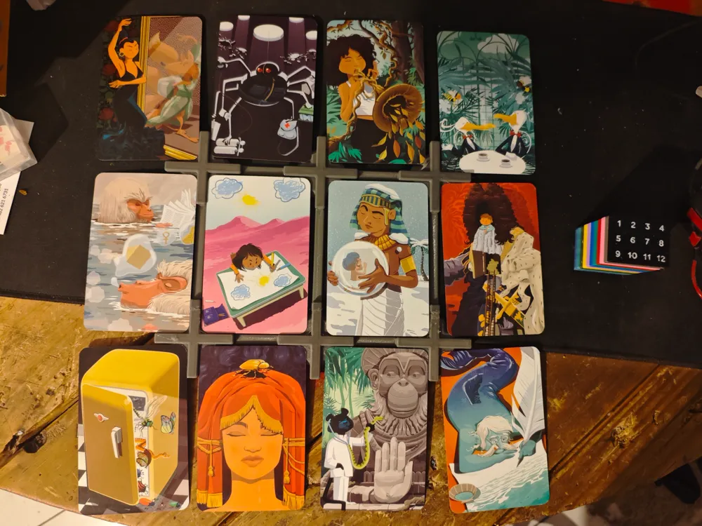 Dixit 12 Player 4x3 Card Alignment Bracket by royeirorMakerWorld ...