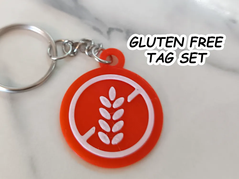 Gluten Free Tag Set (6 pcs) by Valeria Momo - MakerWorld