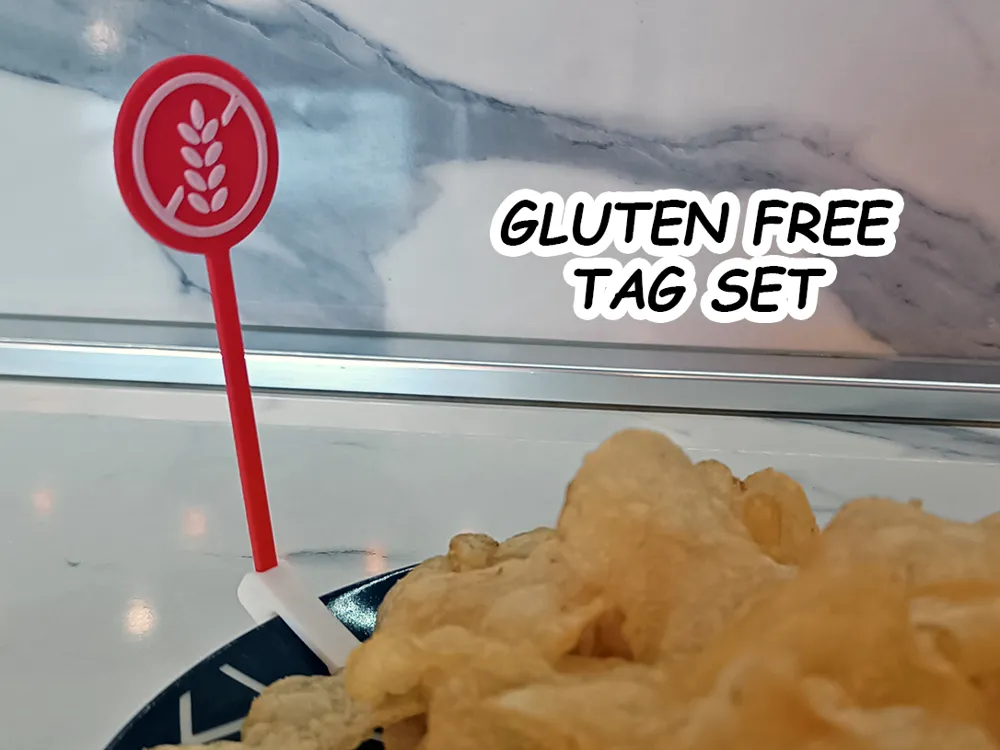 Gluten Free Tag Set (6 pcs) by Valeria Momo - MakerWorld
