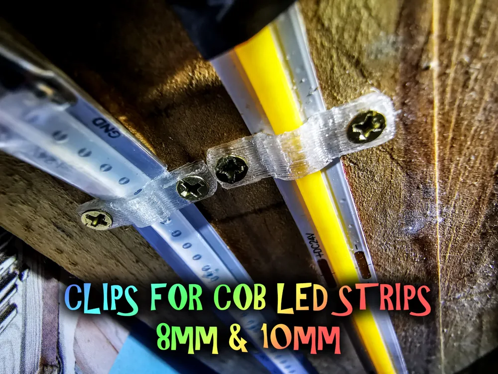 Clip for COB LED Strip ALL SIZES by BS 3D Print - MakerWorld