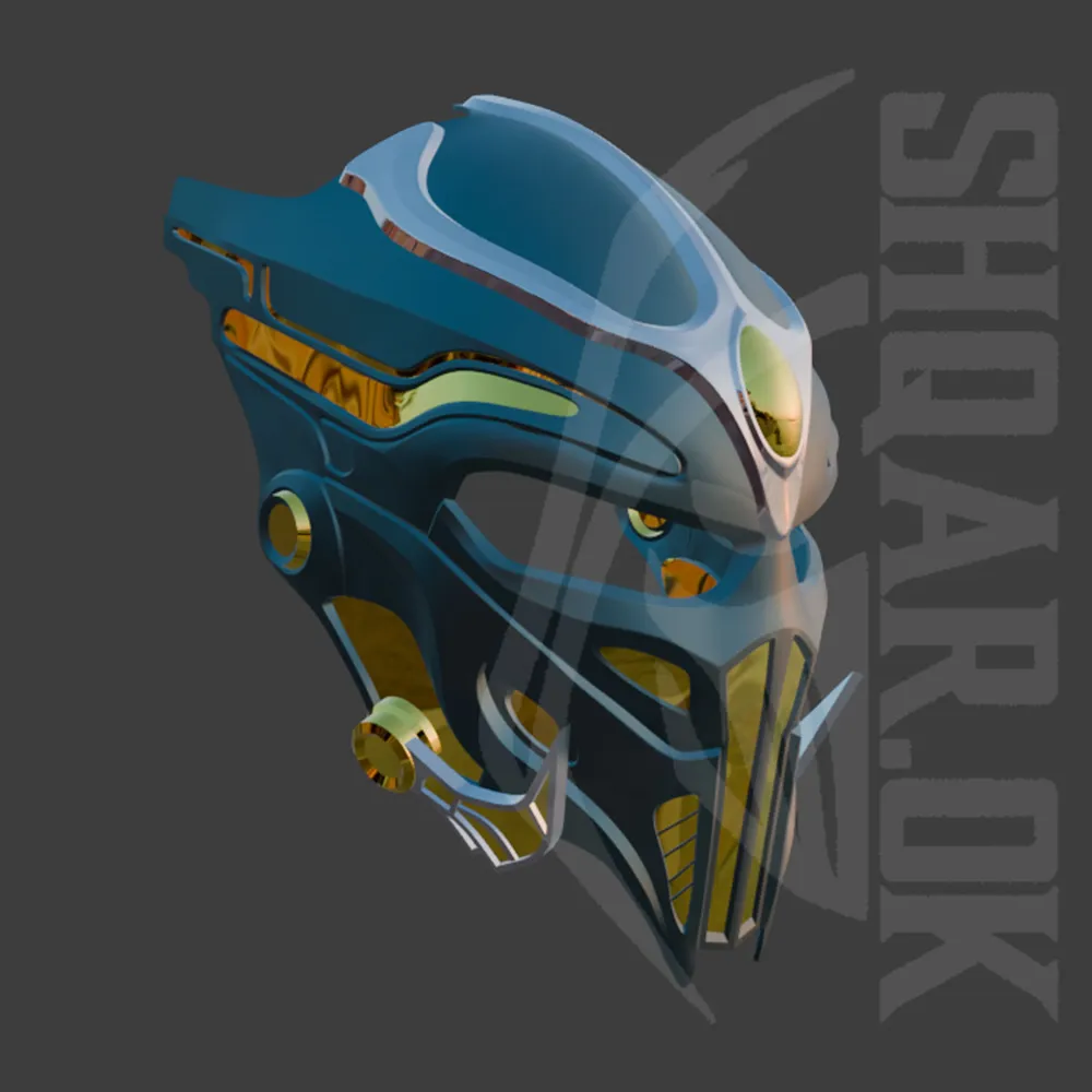 Predator Badlands movie KWEI mask / helmet - Free 3D Print Model ...