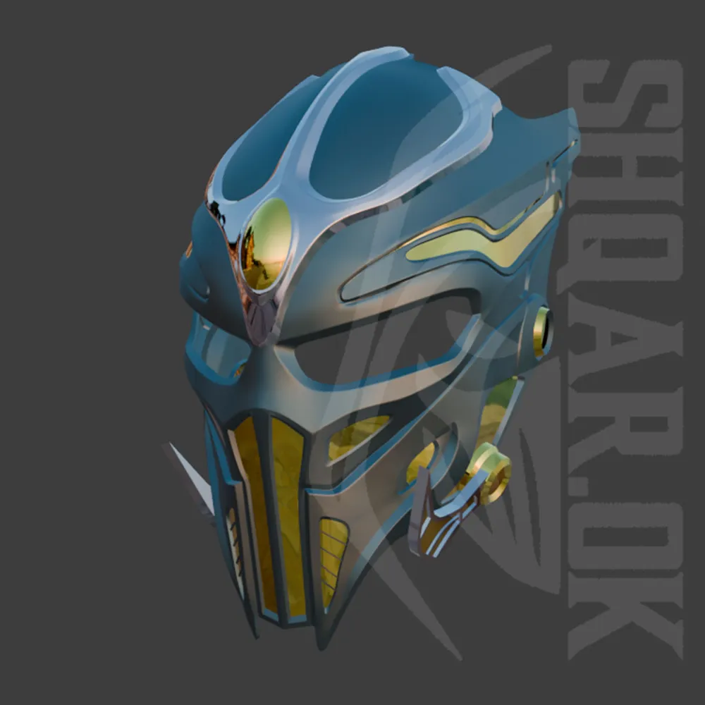 Predator Badlands movie KWEI mask / helmet - Free 3D Print Model ...