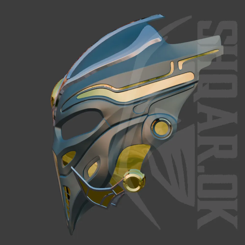 Predator Badlands movie KWEI mask / helmet - Free 3D Print Model ...