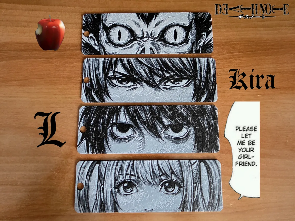 Marcadores de Death Note - Modelo de impresión 3D gratuito - MakerWorld