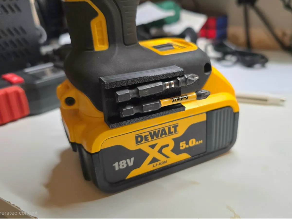 DeWalt Magnetic Bit Holder (Right side) - Free 3D Print Model - MakerWorld