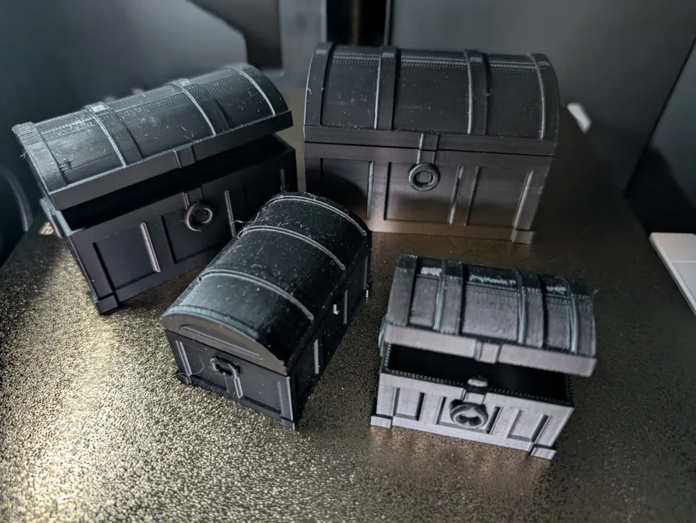 Parametric treasure chest by kjoe MakerWorld: Download Free 3D Models