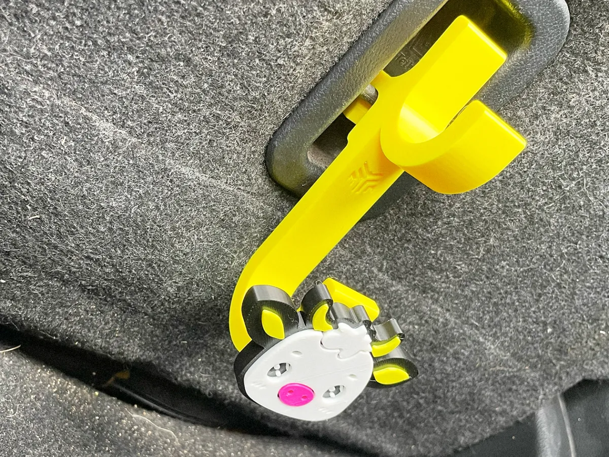 Universal ISOFIX Hook – Cow edition - Free 3D Print Model - MakerWorld