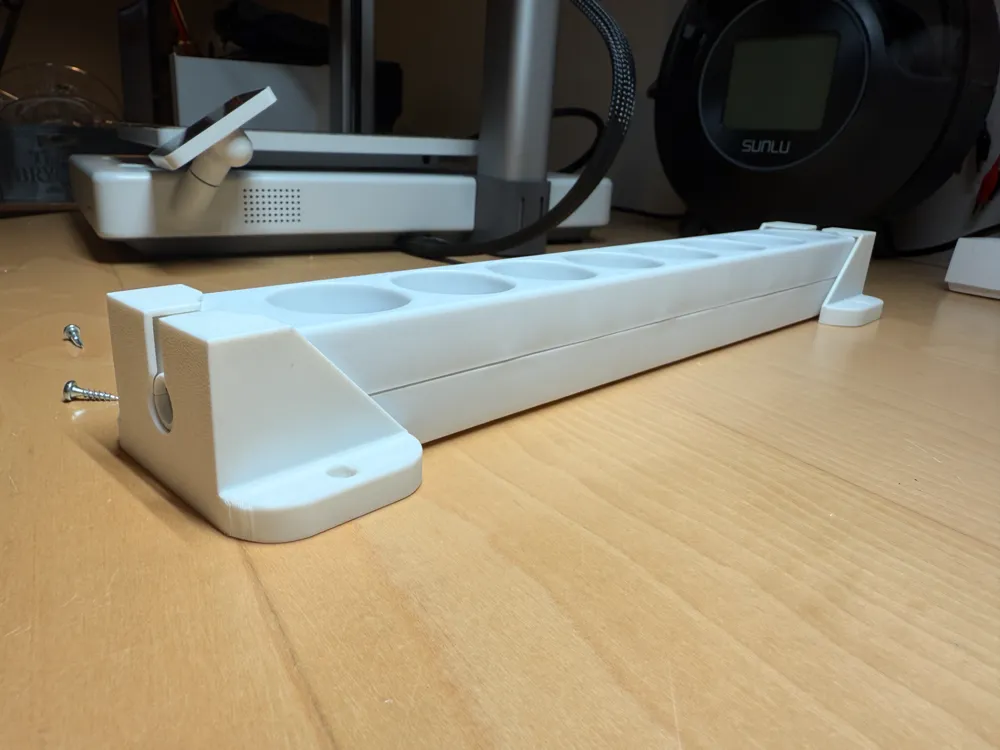 Power strip holder - Free 3D Print Model - MakerWorld