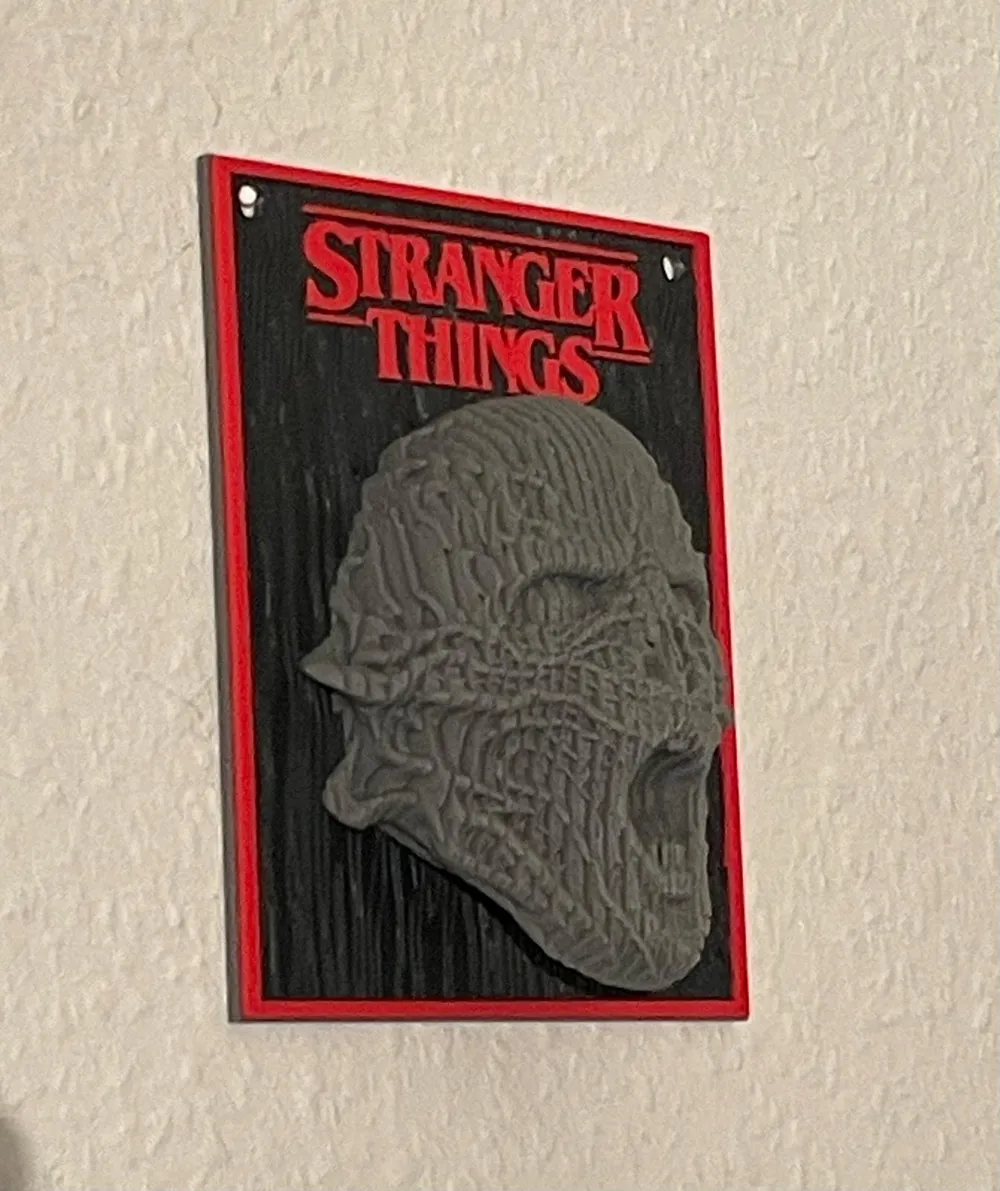 Stranger Things Vecna Wall Art - Free 3D Print Model - MakerWorld