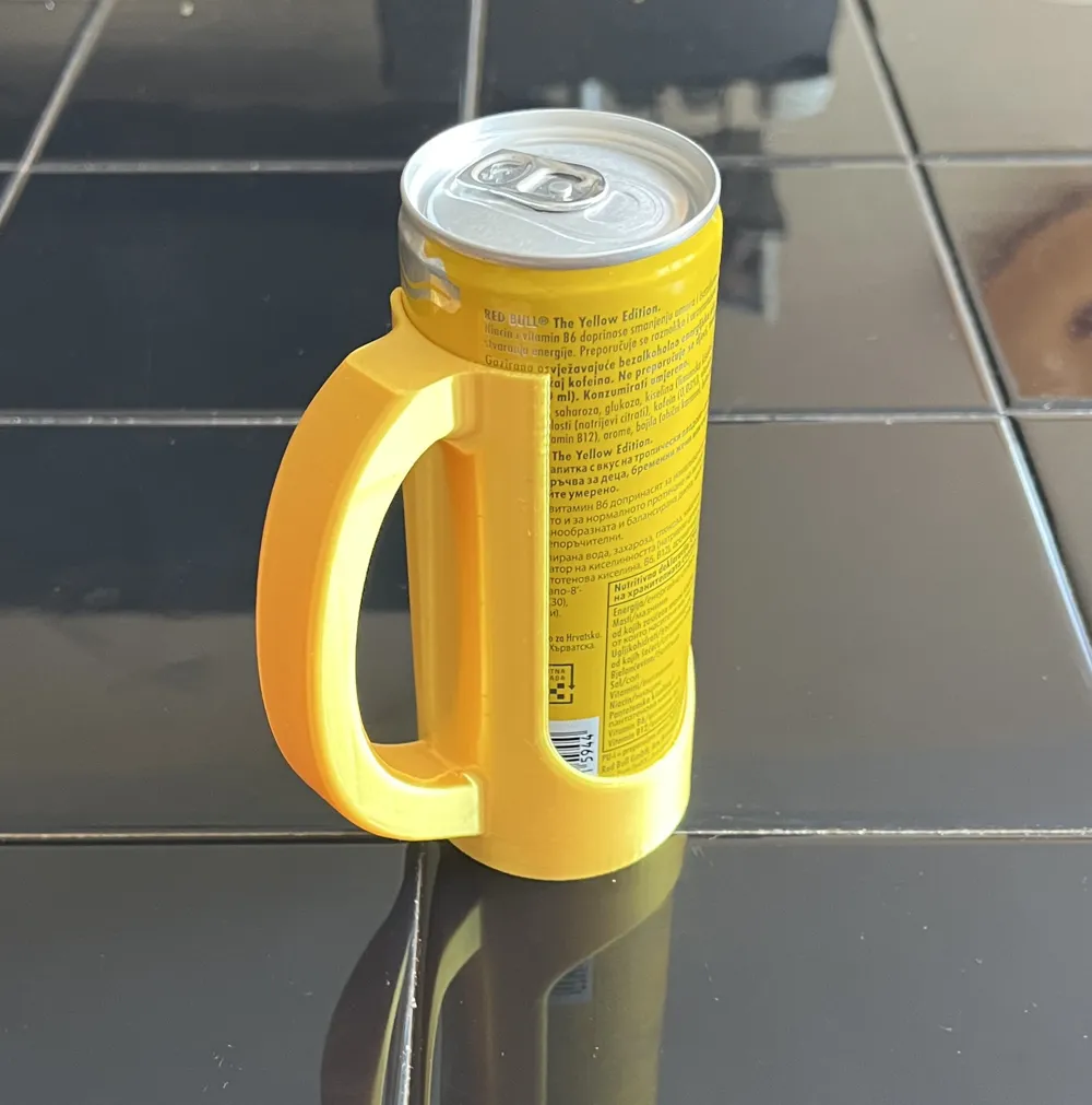 RedBull Can Holder 250ml PopTop Mini Compatible - Free 3D Print Model ...