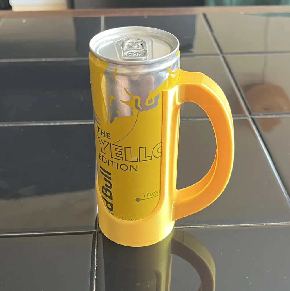 RedBull Can Holder 250ml PopTop Mini Compatible - Free 3D Print Model ...