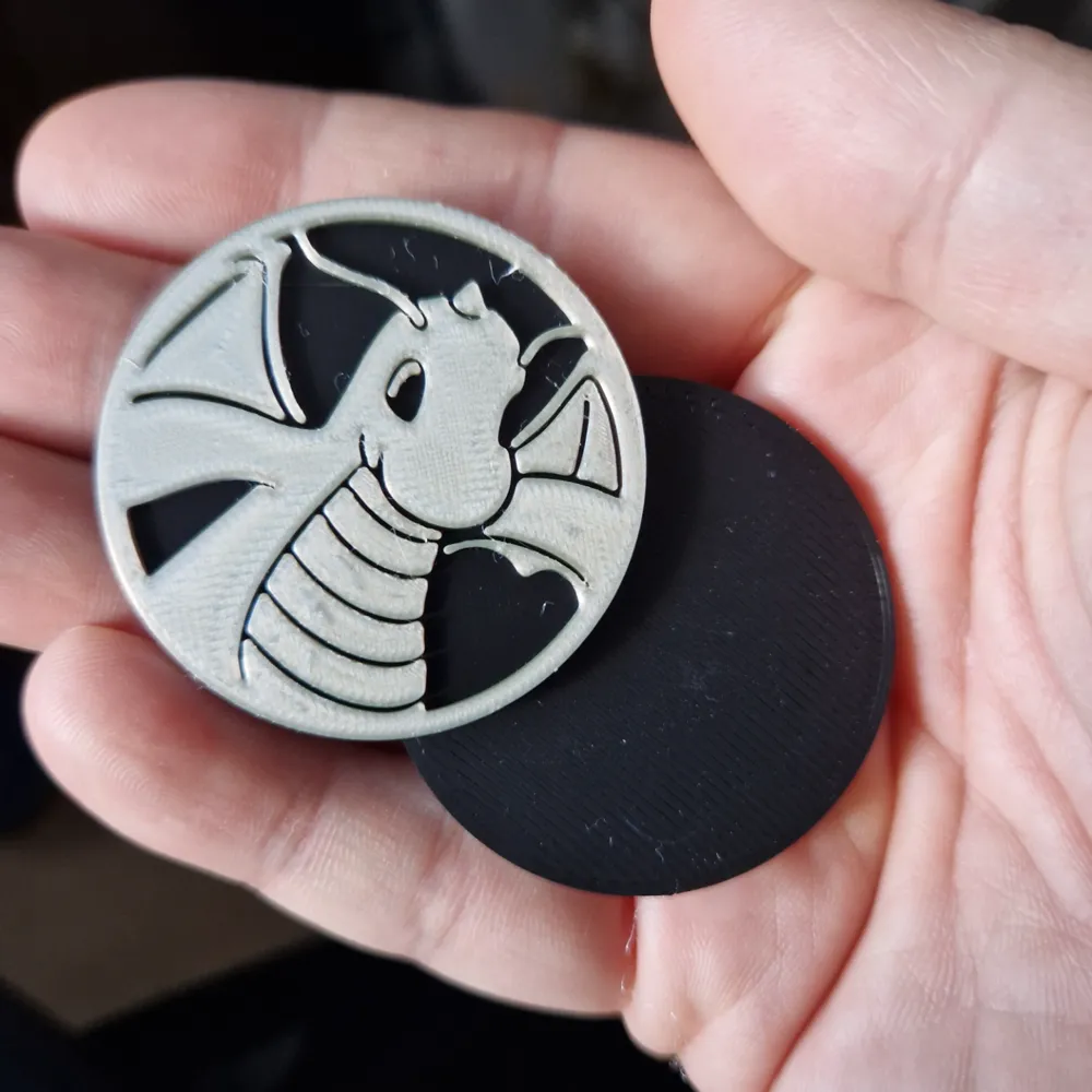 Dragonite Pokemon Coin by Kryator - MakerWorld