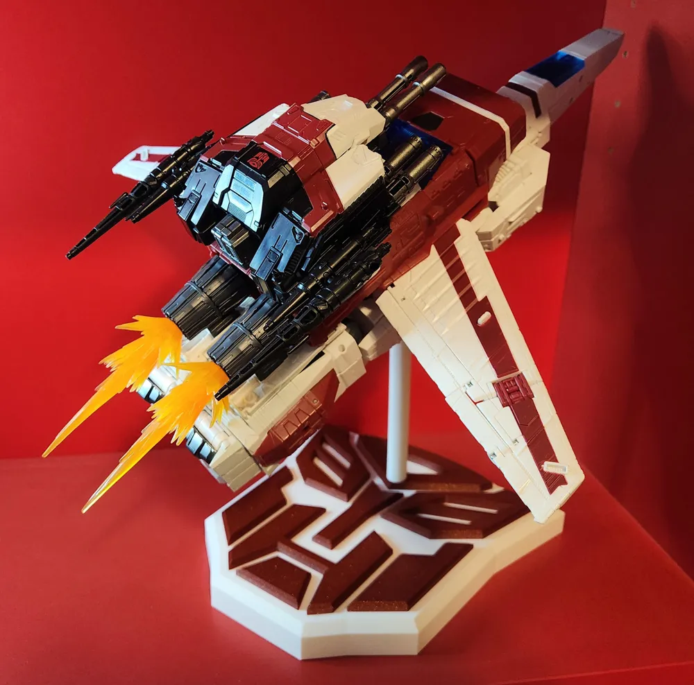 Transformers Siege Jetfire Stand - Free 3D Print Model - MakerWorld