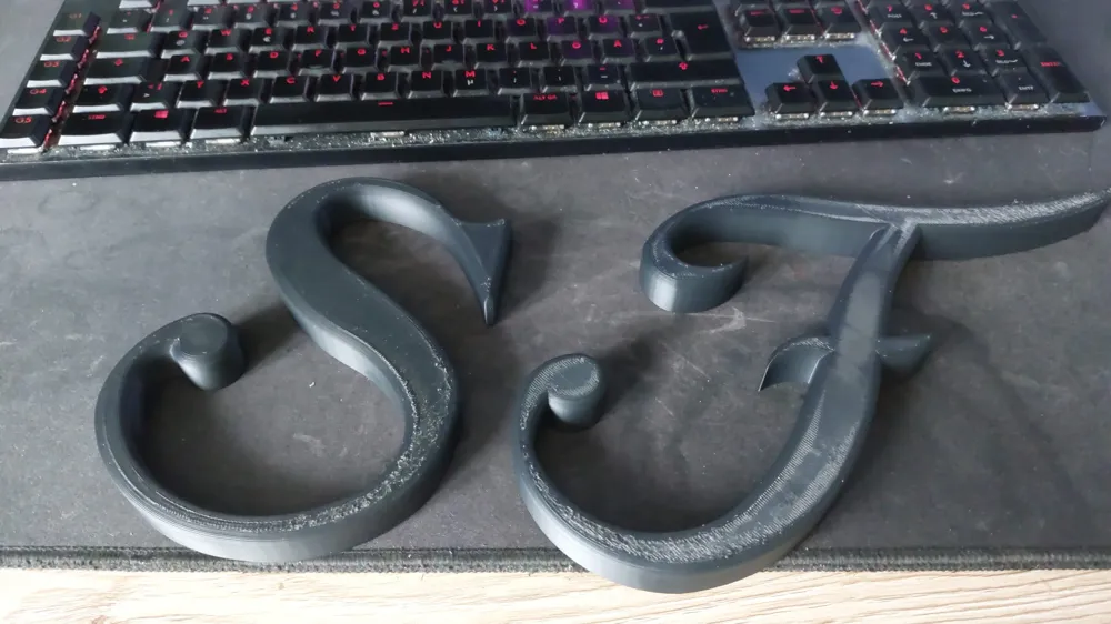 Scuderia Ferrari Letters big Print - Free 3D Print Model - MakerWorld