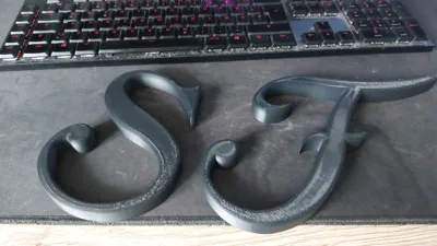 Scuderia Ferrari Letters big Print - Free 3D Print Model - MakerWorld