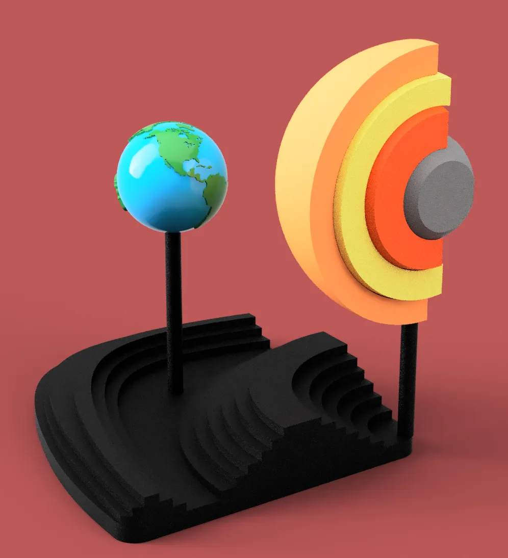 Inside the Sun & Earth’s Journey by Narayan - MakerWorld