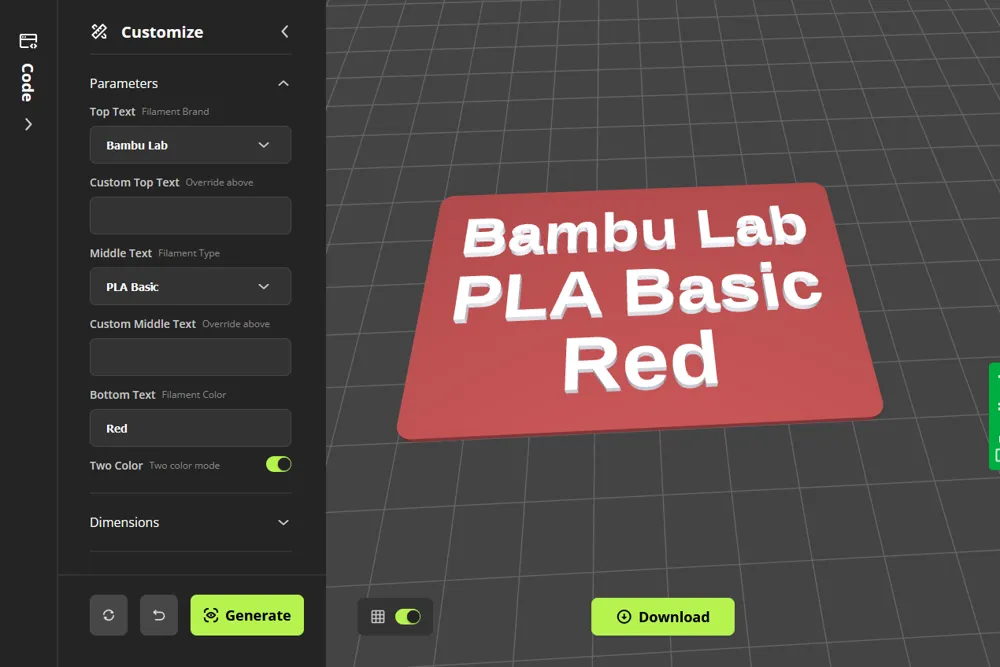 Custom Filament Labels for Dry Box by Jon MakerWorld: Download Free 3D Models