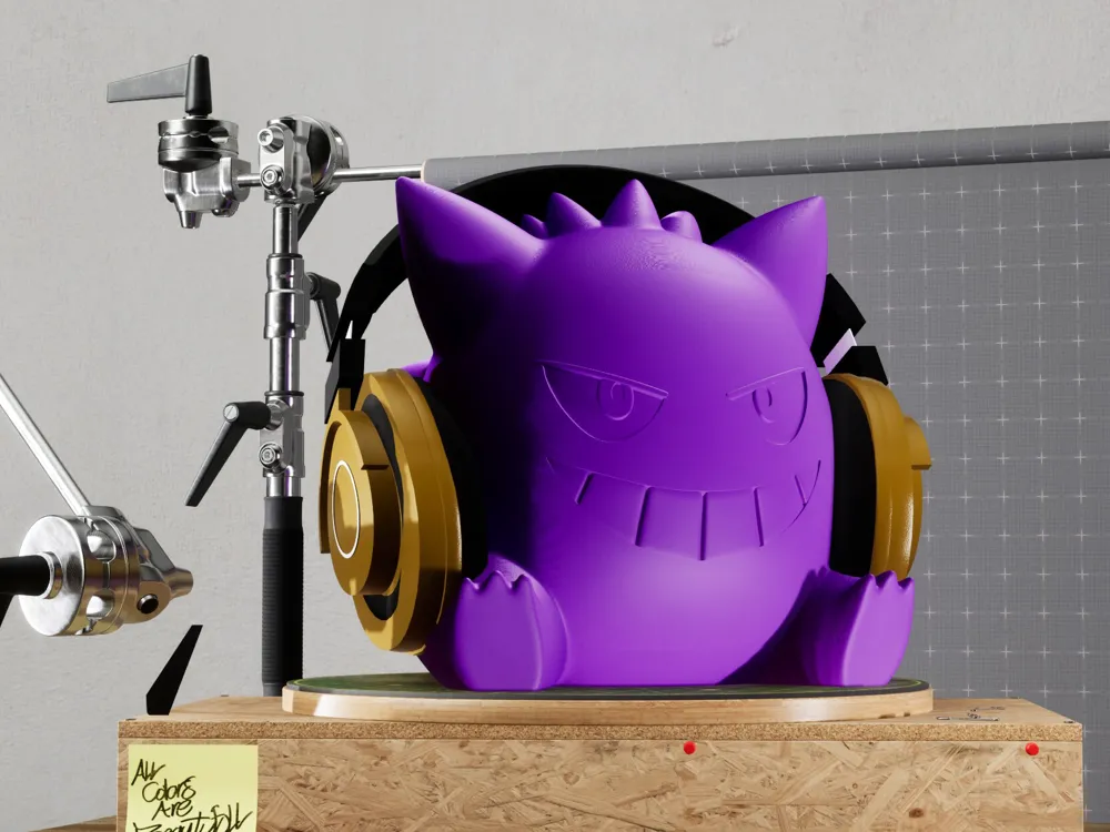Gengar Headphones Holder by mateibocancios - MakerWorld
