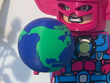 Mega Brick Globe by SGT5C MakerWorld: Download Free 3D Models