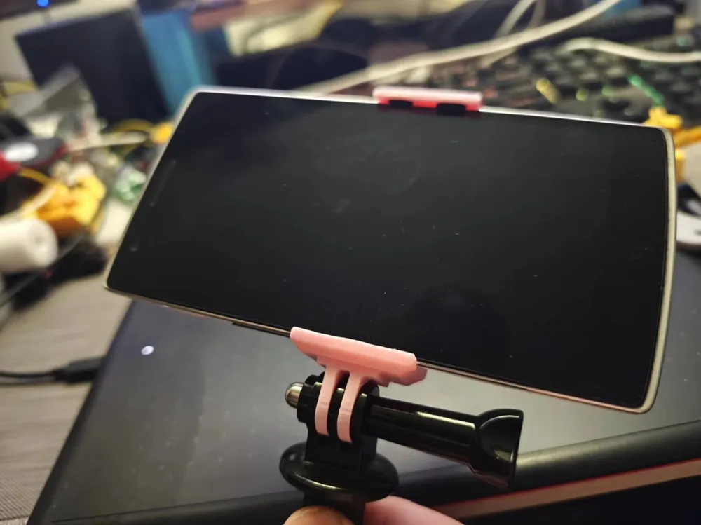 Phone holder using GOpro connect by Leo造物 MakerWorld: Download Free 3D ...