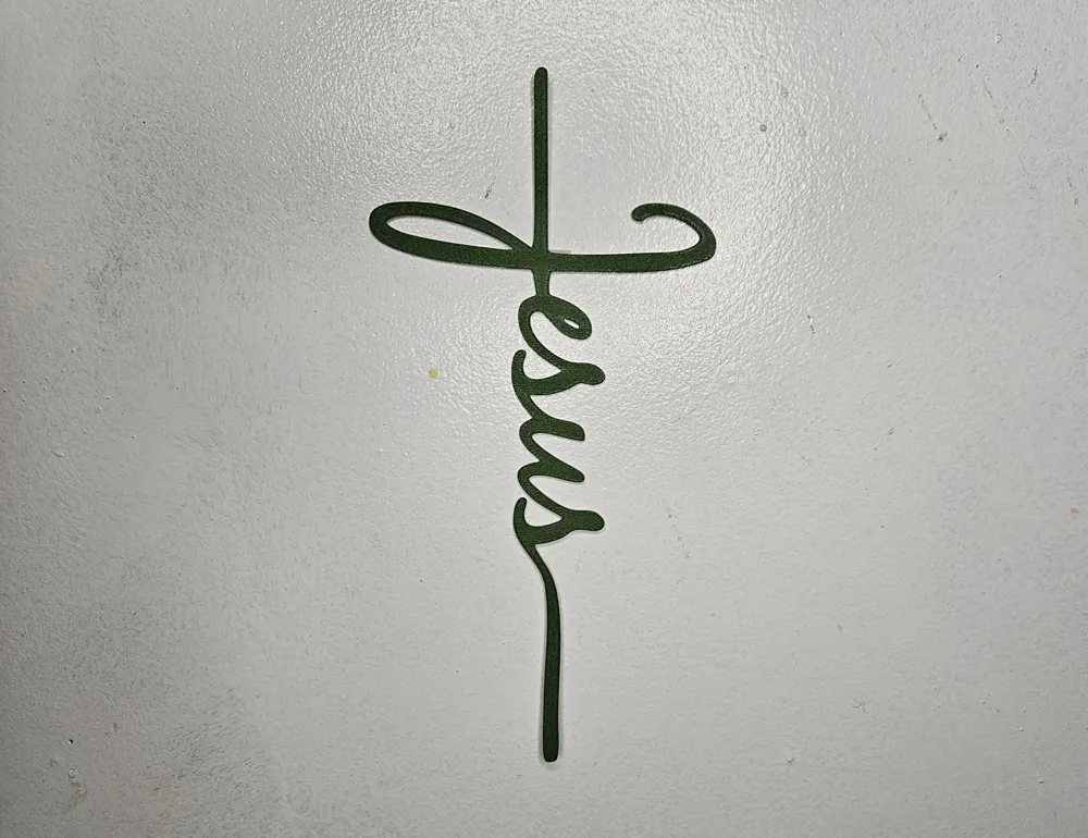 Jesus Cross Vertical Wall Art - Free 3D Print Model - MakerWorld