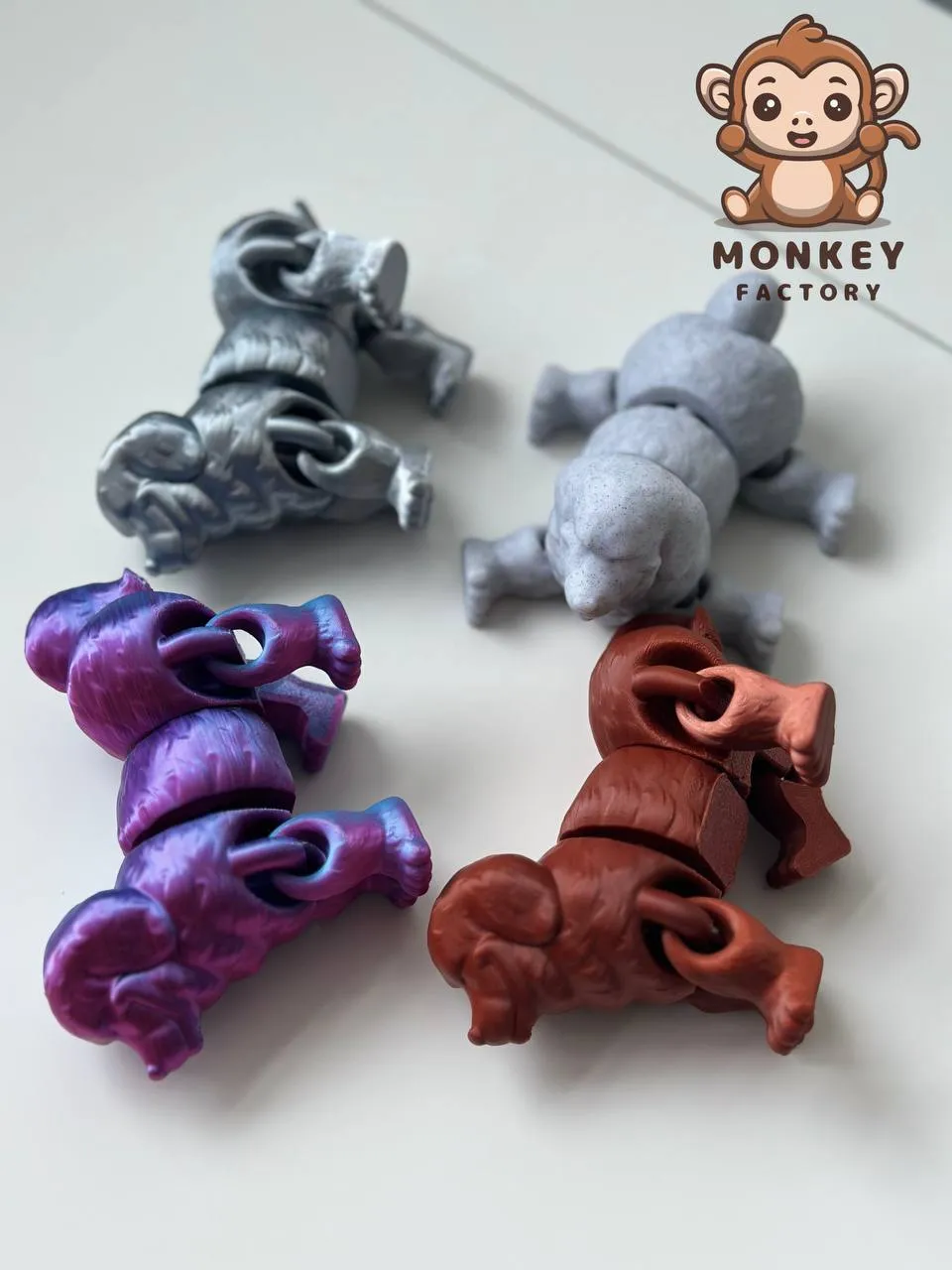 Cute Articulated Dog – Moving 3D Printed Dog Toy by MonkeyFactory ...