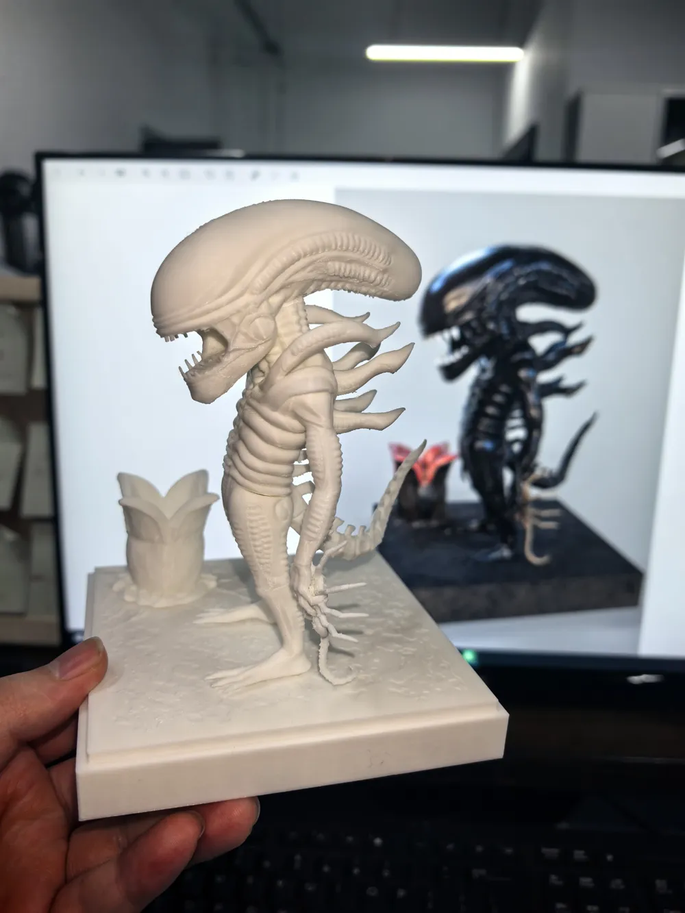 Chibi Alien (with Facehugger + Alien Egg) - Free 3D Print Model ...