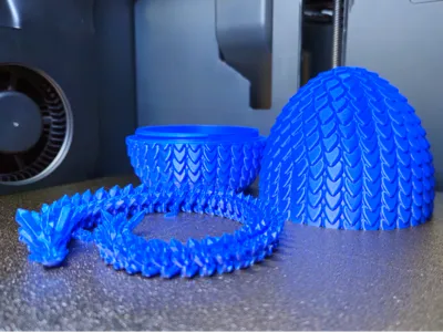 dragon with egg 3d print model download - MakerWorld