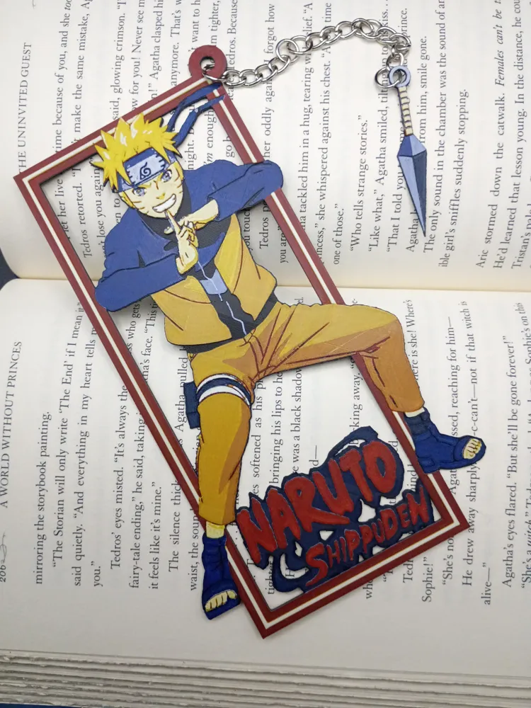 Naruto Charm Frame Bookmark by 3djd MakerWorld: Download Free 3D Models