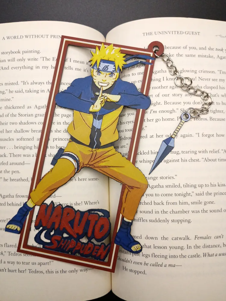 Naruto Charm Frame Bookmark by 3djd MakerWorld: Download Free 3D Models