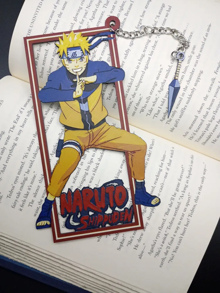 Naruto Charm Frame Bookmark by 3djd MakerWorld: Download Free 3D Models