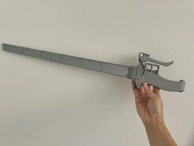 Attack on Titan Extendable Sword by DesmO MakerWorld: Download Free 3D Models
