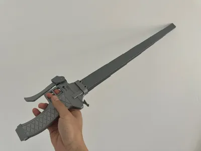 Attack on Titan Extendable Sword by DesmO MakerWorld: Download Free 3D ...