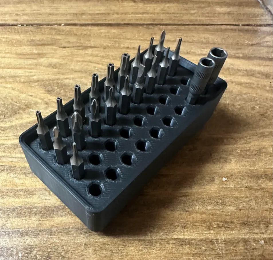 Gridfinity - 5/32 Hex Precision Bit Storage by wupinstick MakerWorld: Download Free 3D Models