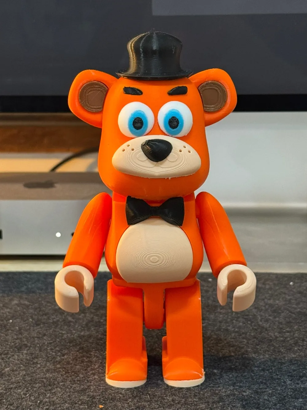 freddy faz bear bearbrick by minju jin MakerWorld: Download Free 3D Models