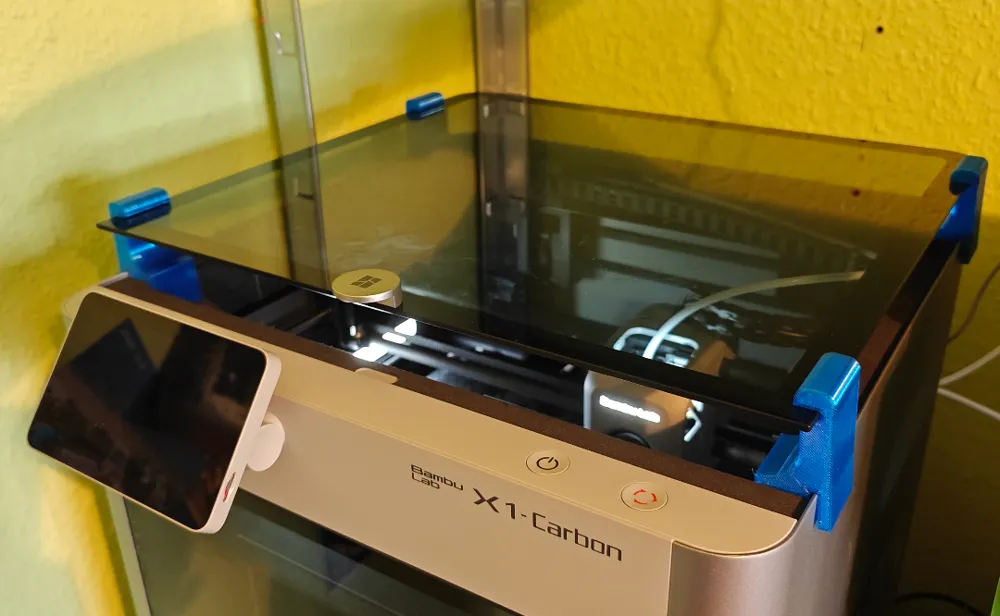 X1C Glass Top Riser TPU Remixed by BlaXXuN - MakerWorld