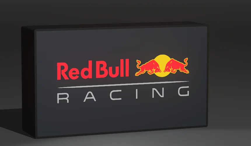 Caja de luz Red Bull Racing (Controlado por aplicación) - Modelo de ...