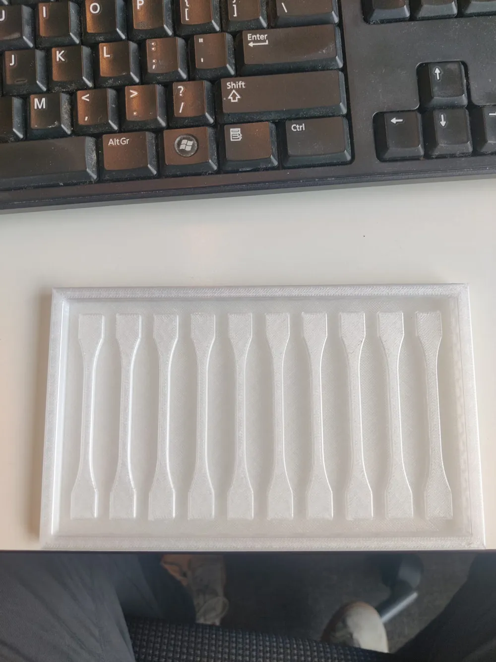Silicone mold maker, Tensile samples mold by themovingshadow MakerWorld ...