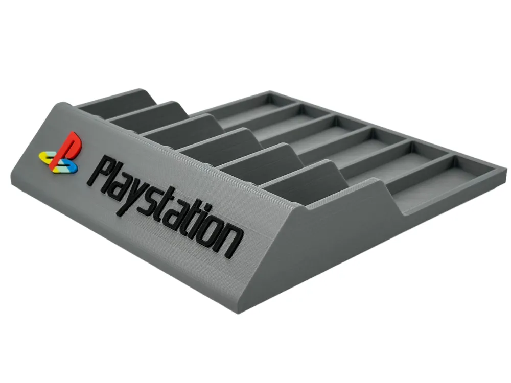 PlayStation (PS1) Video Game Holder (12 Games) - Collection Organizer ...