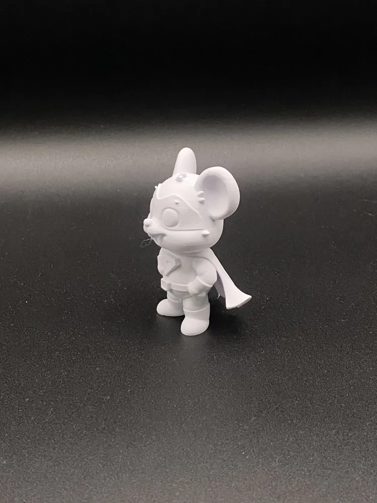 Superhero Mouse Figure - Free 3D Print Model - MakerWorld