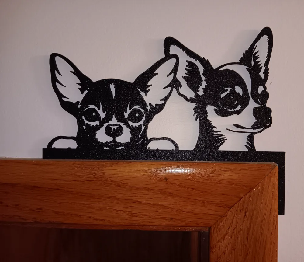 Chihuahua Door Corner by AmishAtlas Designs - MakerWorld