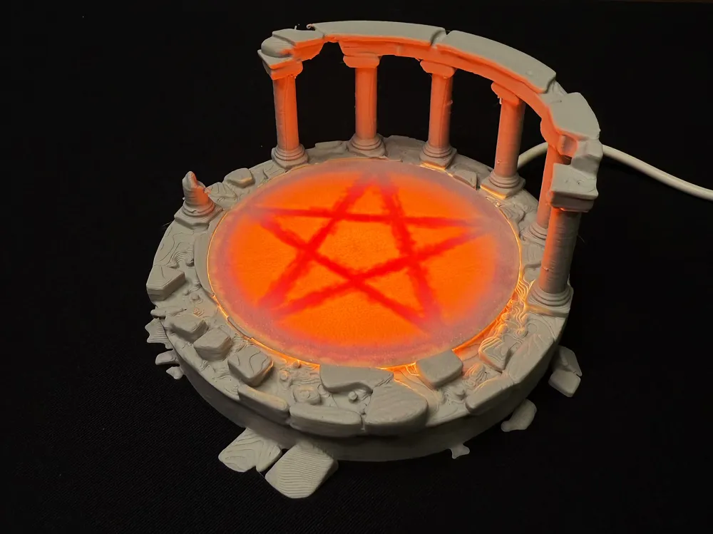 Summoning Diorama Table Art Lamp by VaultStudio MakerWorld: Download ...