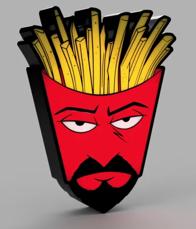 Aqua Teen Hunger Force ATHF Mooninite LED Lamp by BeeTee 3D - MakerWorld