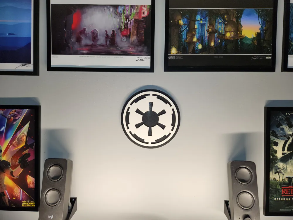 Star Wars Imperial Crest | Emblem Plaque - Free 3D Print Model - MakerWorld