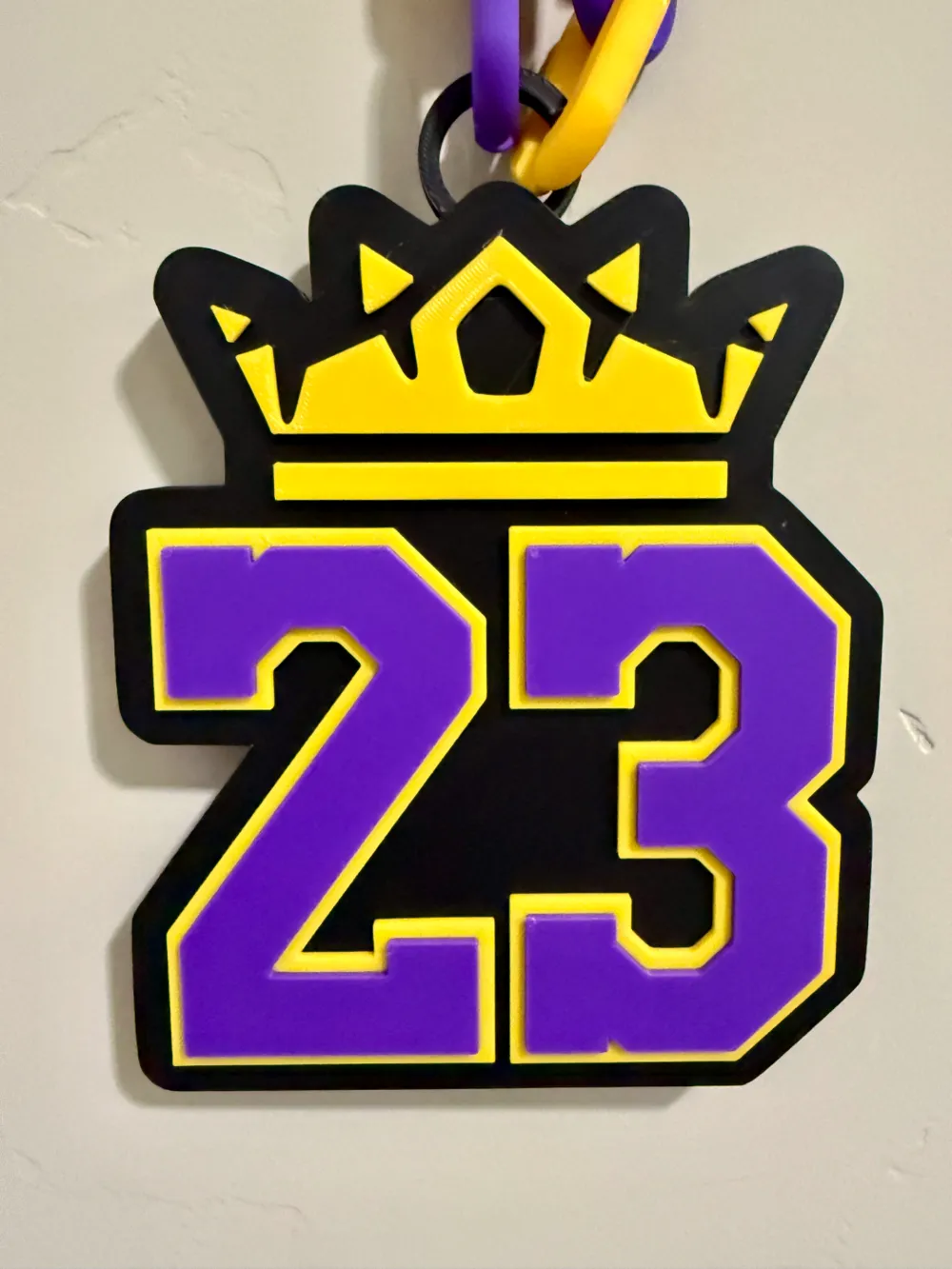 King Lebron James logo chain/sign by CTK 3D Printing - MakerWorld