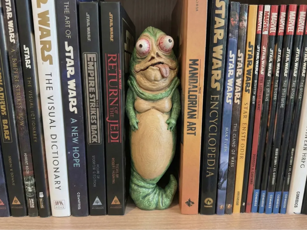 Squeezed Jabba the Hutt - Book Nook Figure - Free 3D Print Model ...