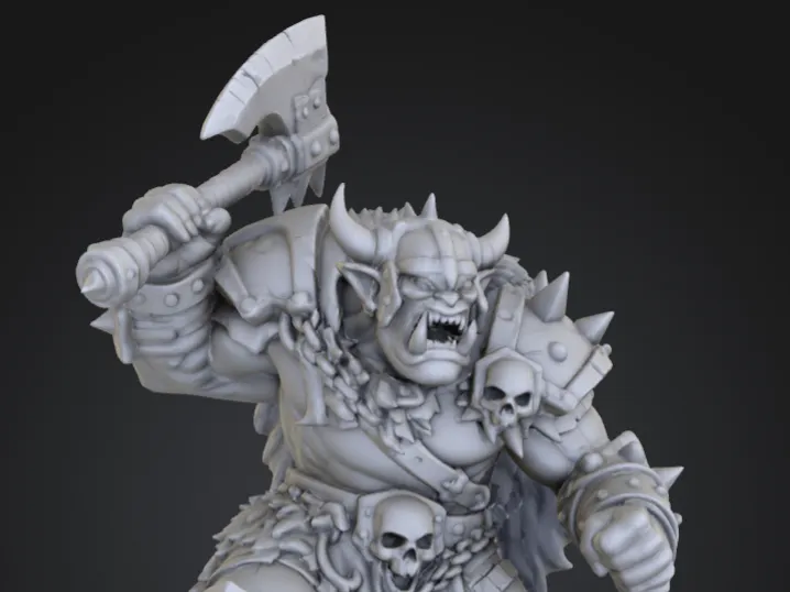 Orc warcraft - Free 3D Print Model - MakerWorld