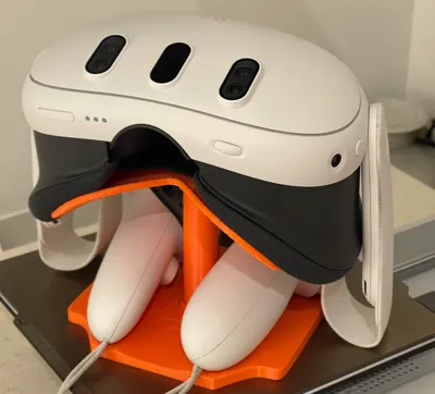 Meta Quest 3 Stand - Low Filament Use! by MaxM MakerWorld: Download ...