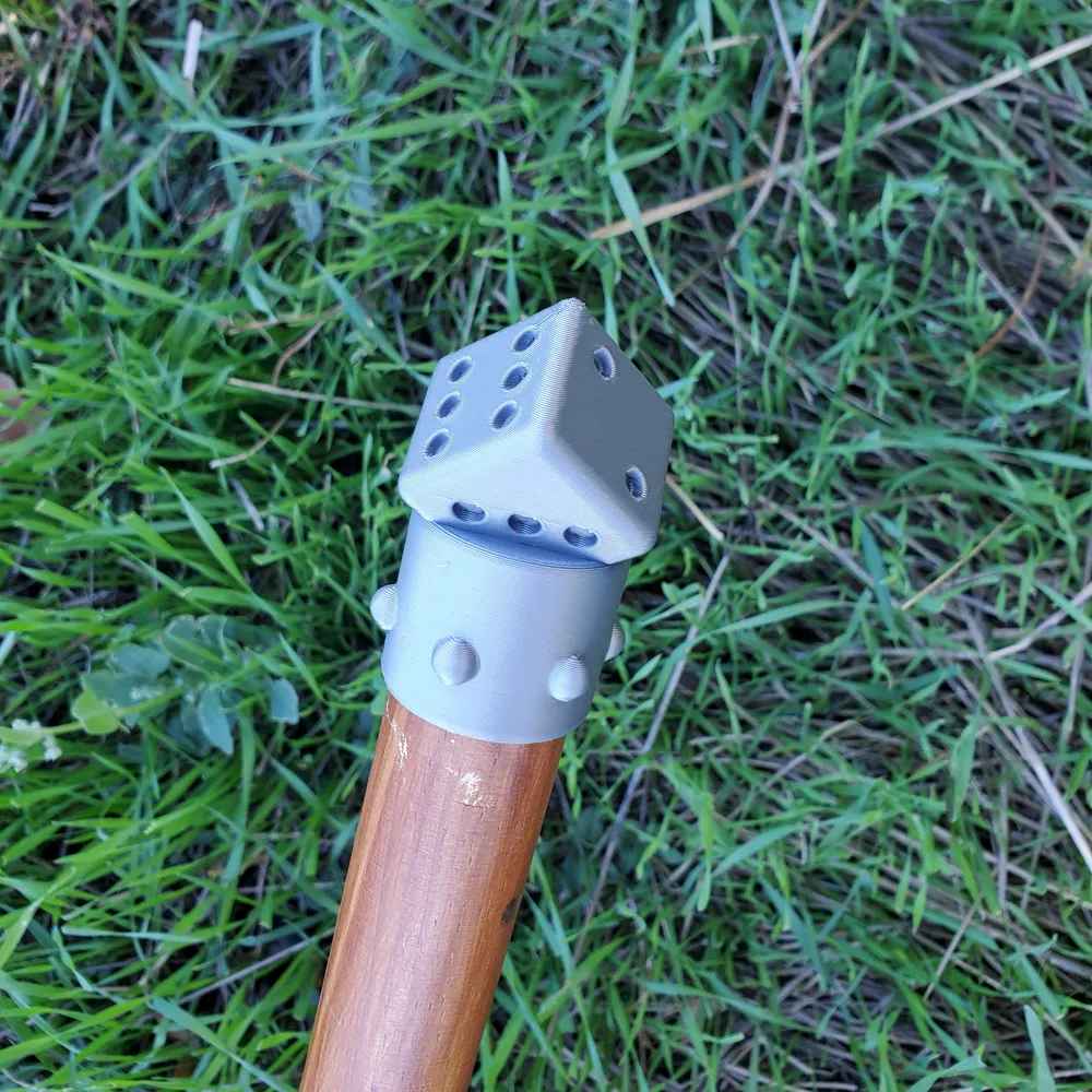 D20 Mace weapon head and pommel - Free 3D Print Model - MakerWorld