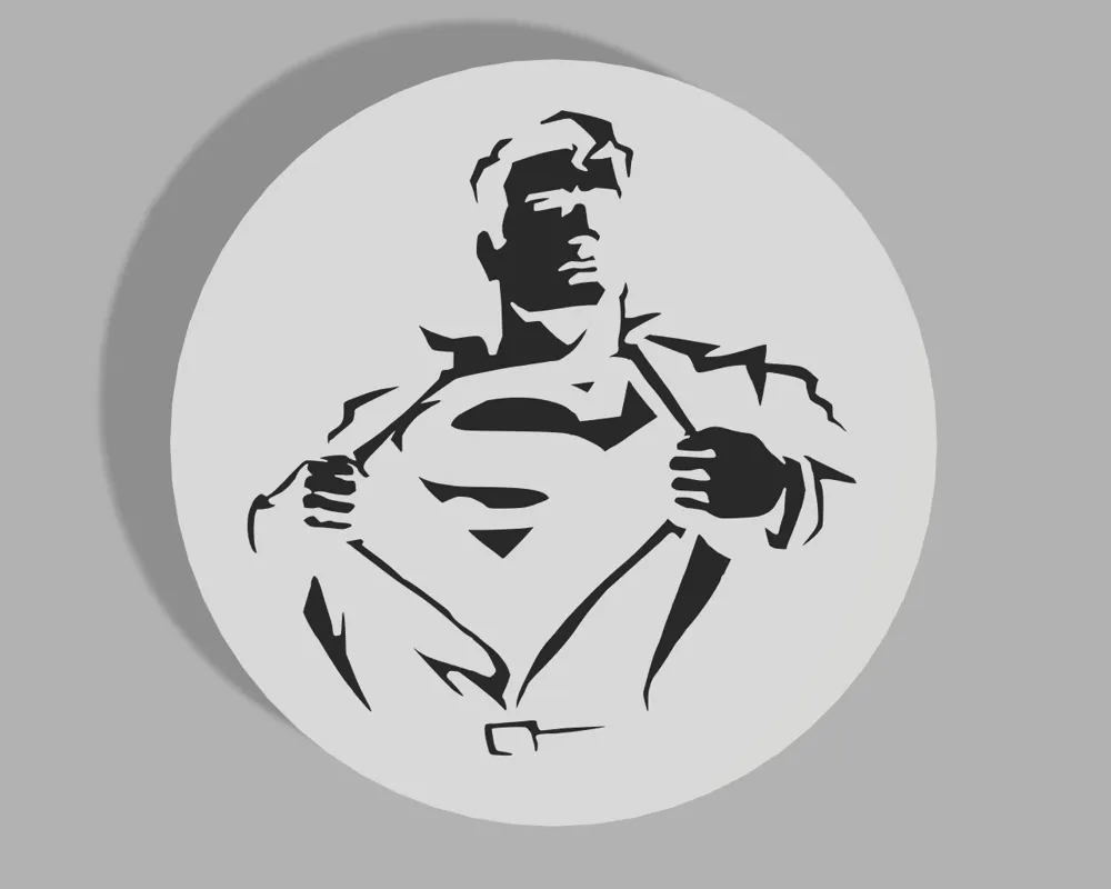 Superman coaster by jakubhroch8 - MakerWorld